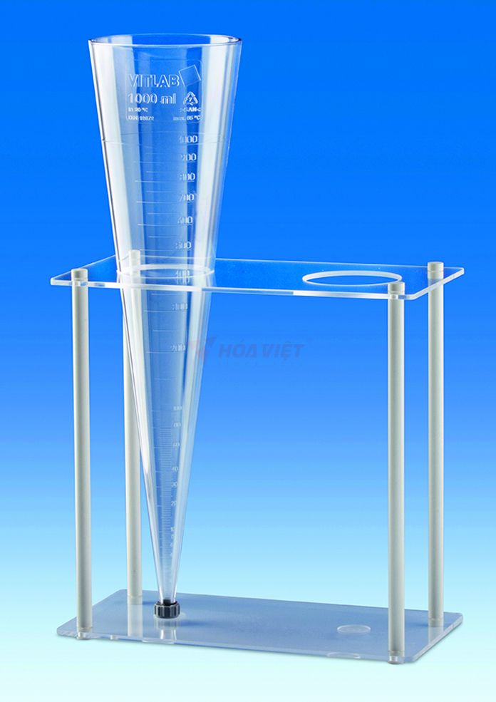 Giá đỡ phễu Imhoff Vitlab 2 vị trí - Hóa Việt - Nhà phân phối thiết bị thí nghiệm hàng đầu